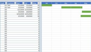 نموذج تخطيط إجازات الموظفين Excel مجاني لزيادة الإنتاجية ※